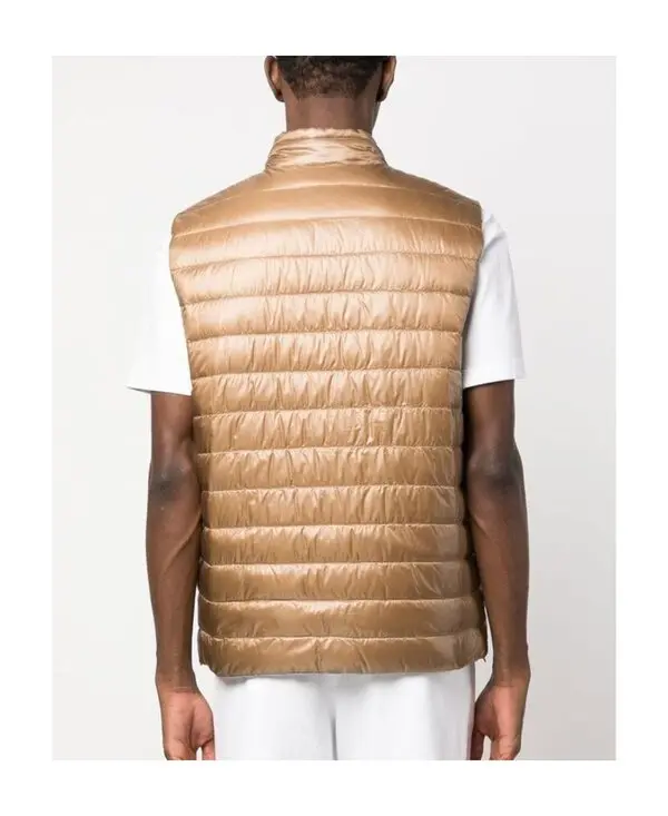 Herno Quilted Down Gilet - Nude