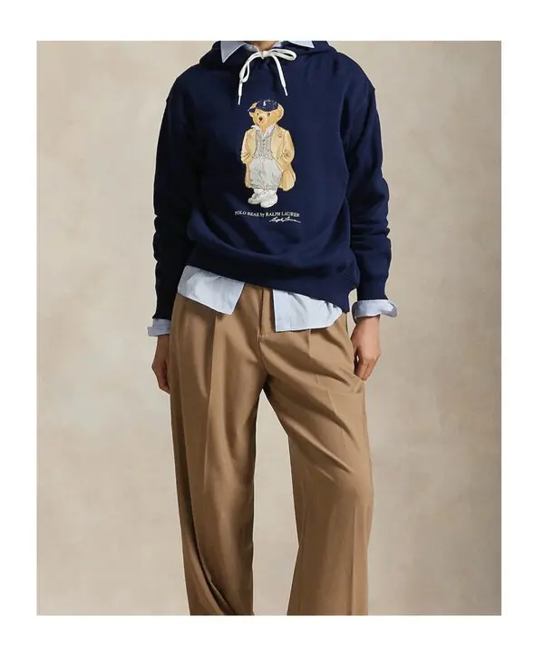 Polo Ralph Lauren Polo Bear Print Hoodie - Black
