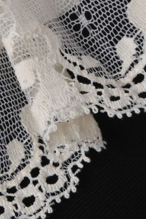 Miu Miu Lace Trimmed Mini Dress