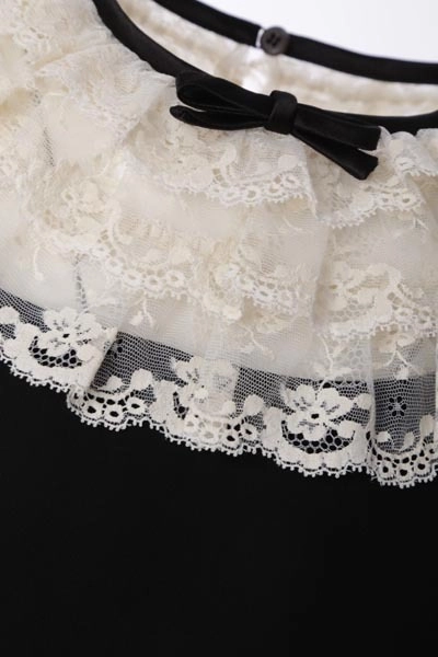 Miu Miu Lace Trimmed Mini Dress