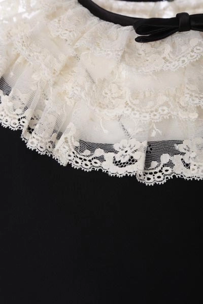 Miu Miu Lace Trimmed Mini Dress