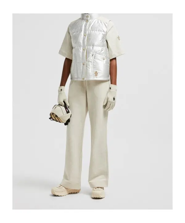 Moncler Pinchot Lamé Down Vest