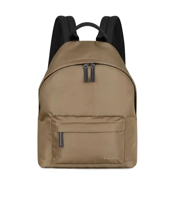 Givenchy Essential U Backpack In Nylon - Brown
