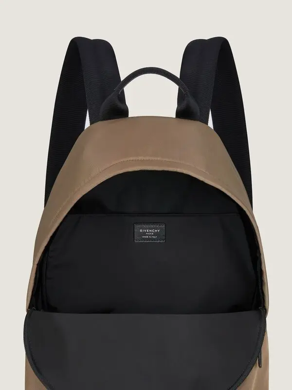 Givenchy Essential U Backpack In Nylon - Brown
