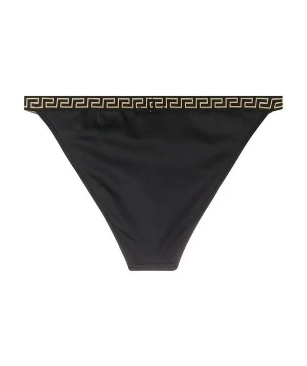 Versace Greca Trim Bikini Bottoms - Nude