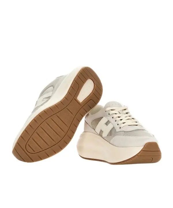 Hogan H696 Platform Sneakers - Grey