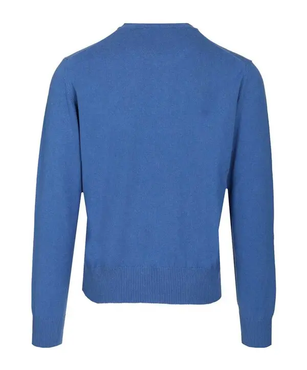 VIVIENNE WESTWOOD Orb Embroidered Long Sleeve Sweatshirt - Blue