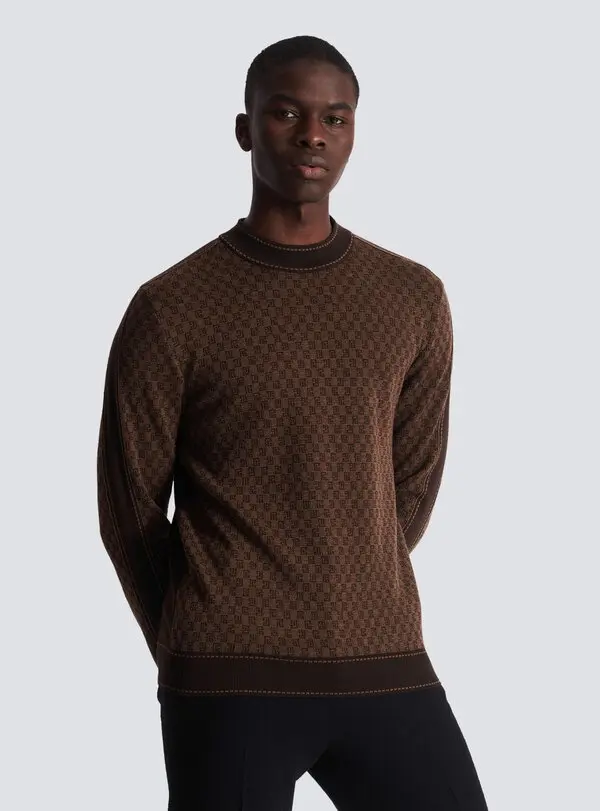 Balmain Long-sleeved Mohair Sweater