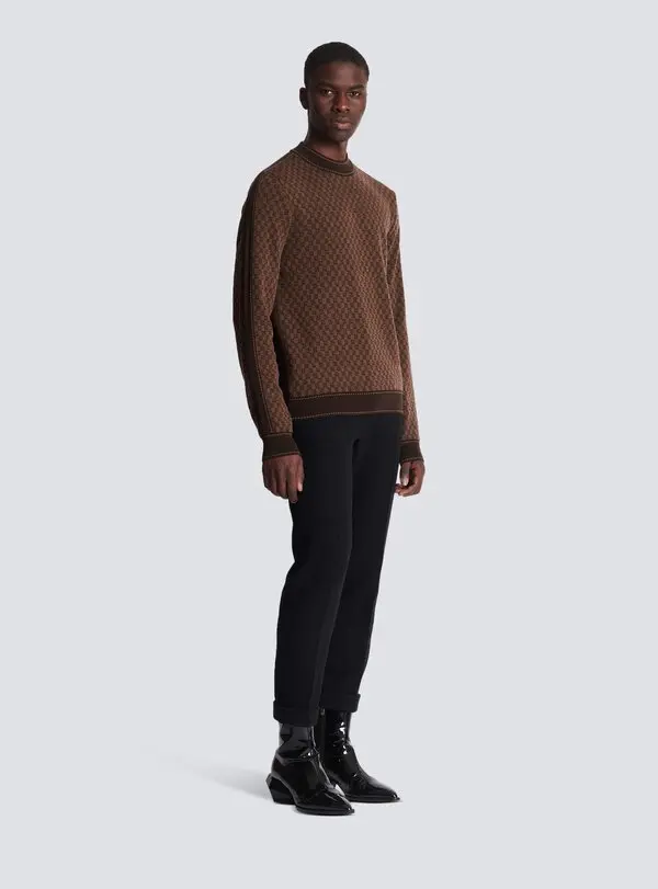 Balmain Long-sleeved Mohair Sweater