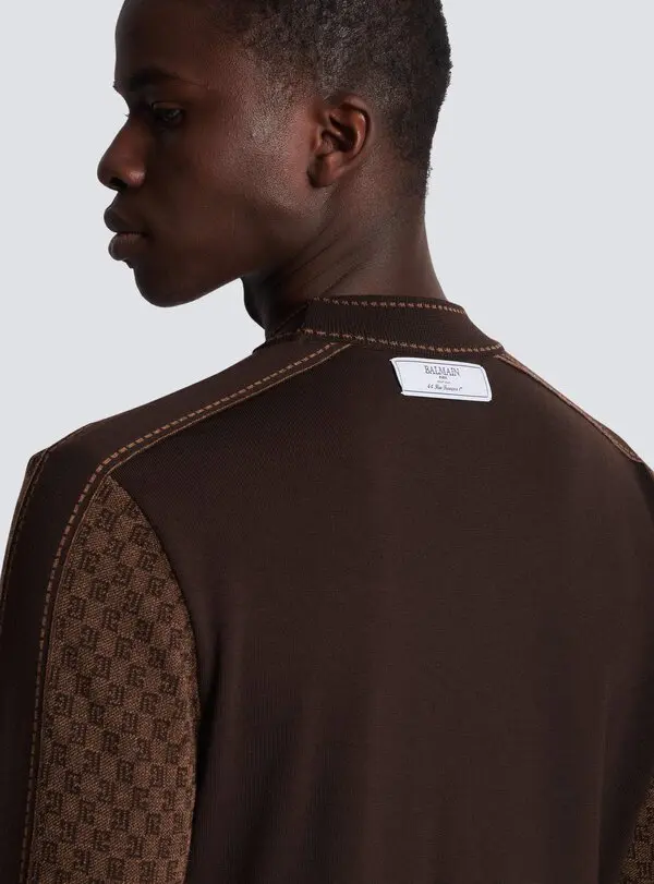 Balmain Long-sleeved Mohair Sweater