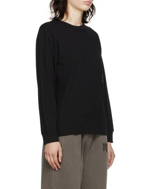 Alexander Wang Long-sleeved T-shirt With Logo Detail
