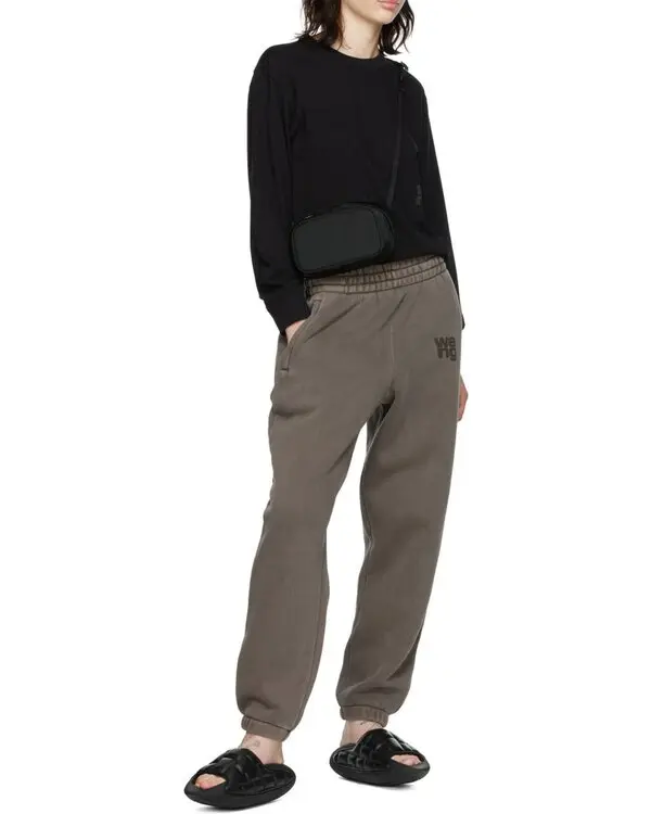 Alexander Wang Long-sleeved T-shirt With Logo Detail