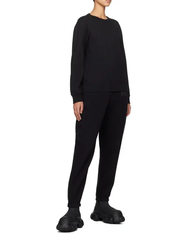Alexander Wang Long-sleeved T-shirt With Logo Detail