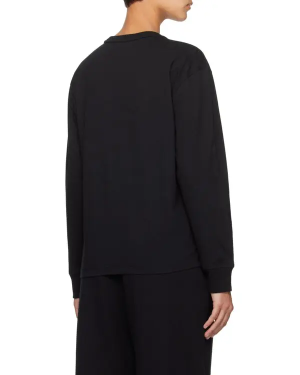 Alexander Wang Long-sleeved T-shirt With Logo Detail