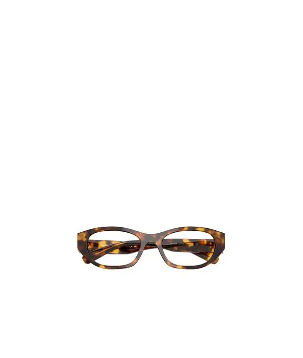 Miu Miu Oval-frame Glasses - Brown