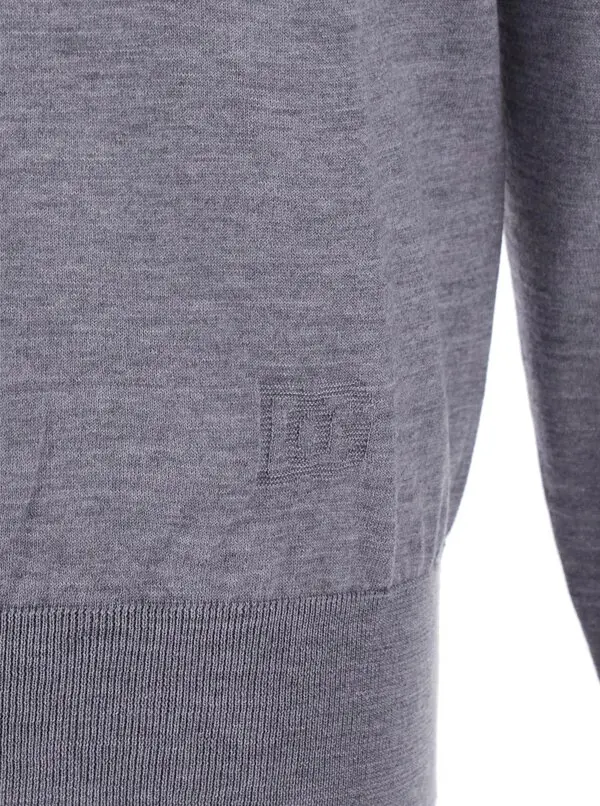 Dolce & Gabbana Long-sleeved Polo Sweater