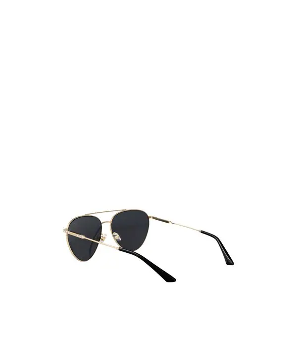 JIMMY CHOO Aviator Sunglasses - Gold