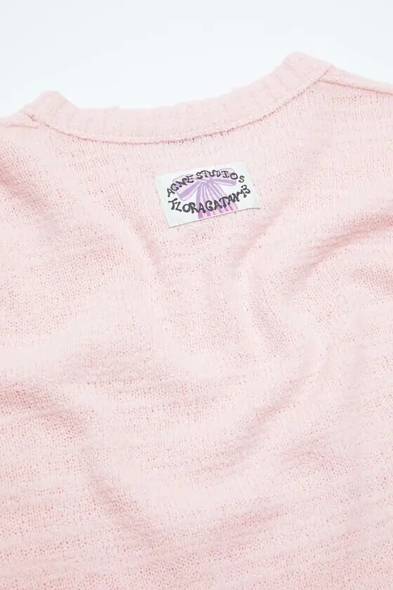 Acne Studios Crew Neck Distressed Sweater