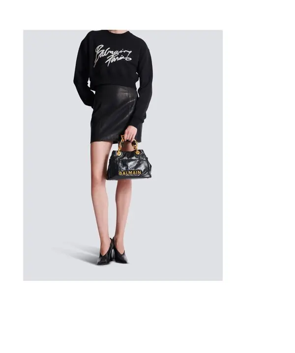Balmain 1945 Soft Tote Bag - Black