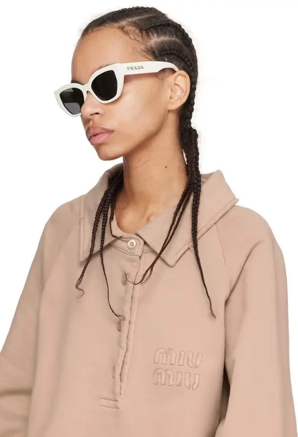 Prada Cat Eye Sunglasses - Gray