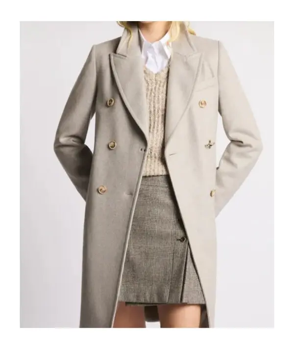 FAY Double-breasted Coat With Wide Lapels - Light Brown