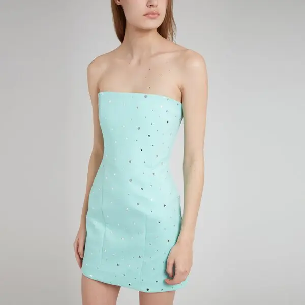 Giuseppe Di Morabito Strapless Embellished Mini Dress