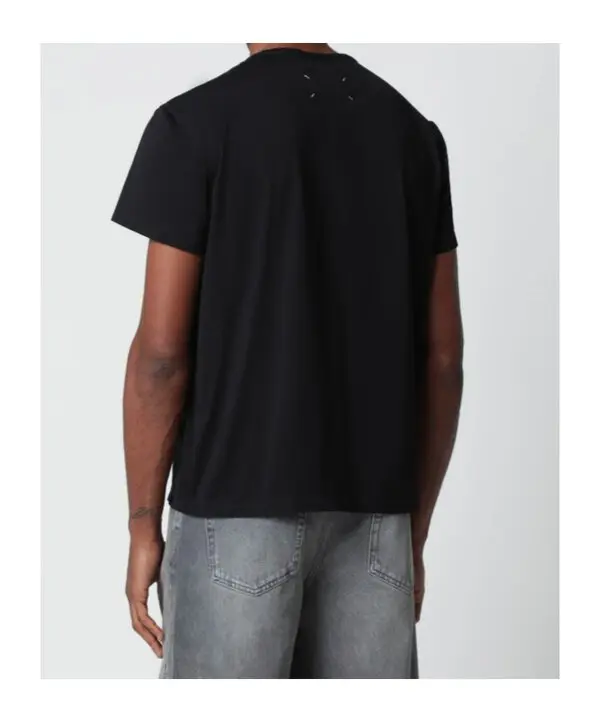 MAISON MARGIELA Distorted Logo Crewneck T-shirt