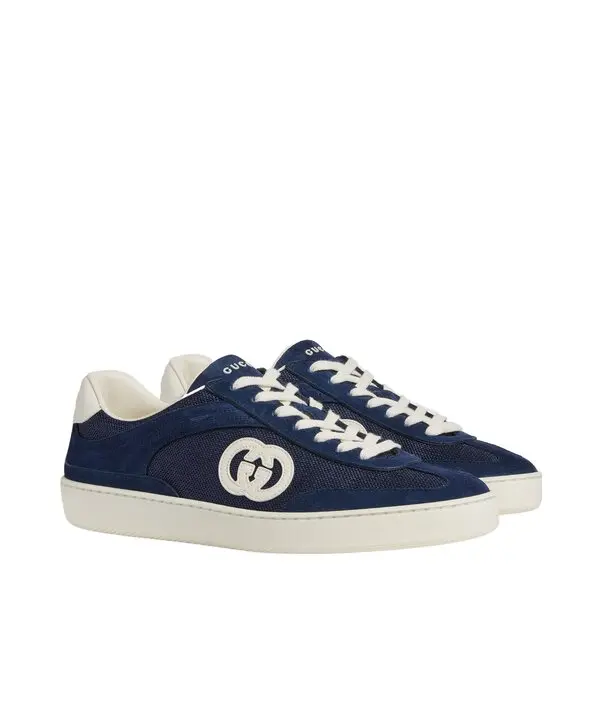 Gucci Interlocking G Low-top Sneakers - Blue