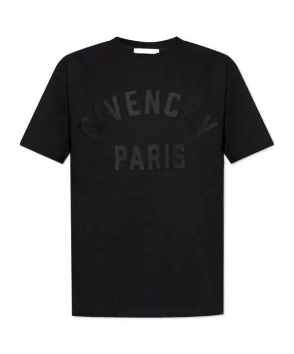 Givenchy Logo Detailed Crewneck T-shirt - Black