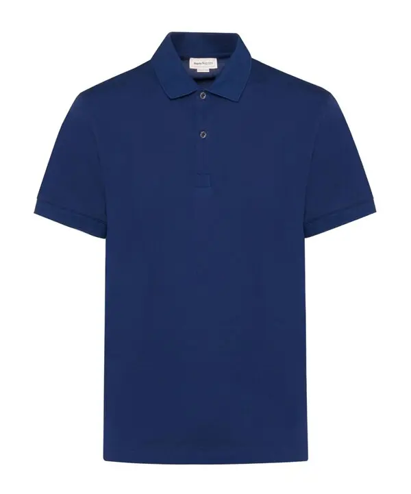 Alexander McQueen Classic Band-detailed Polo Shirt