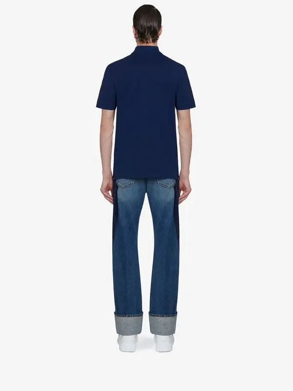 Alexander McQueen Classic Band-detailed Polo Shirt