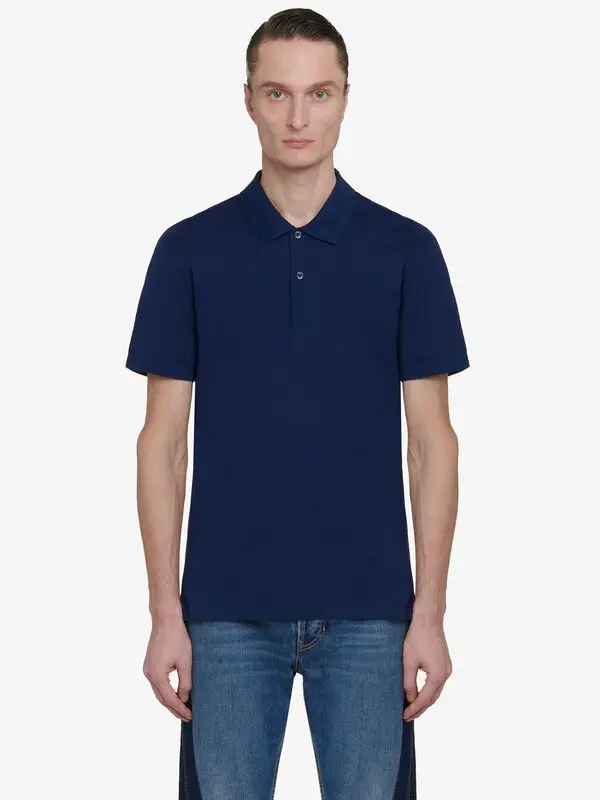 Alexander McQueen Classic Band-detailed Polo Shirt