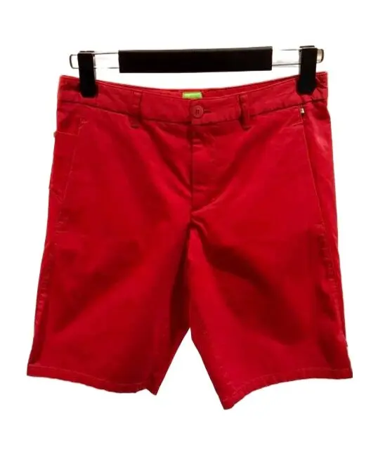 Hugo Boss Belt Loop Shorts - Red