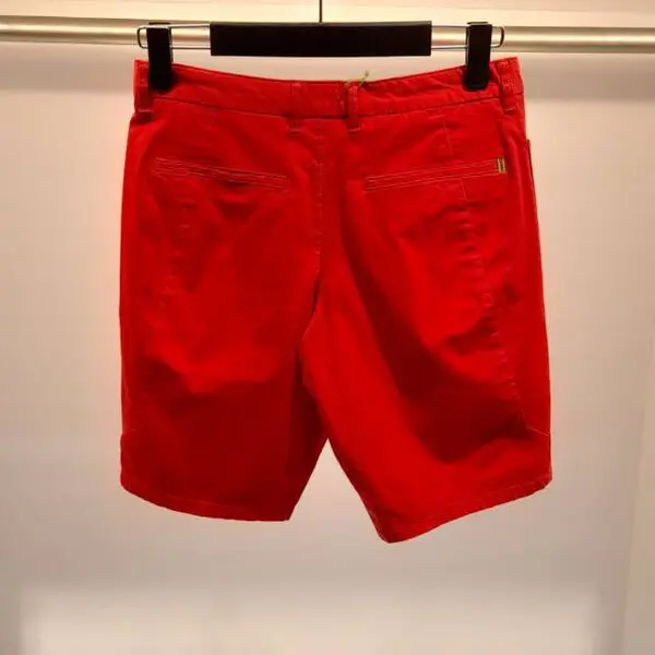 Hugo Boss Belt Loop Shorts - Red