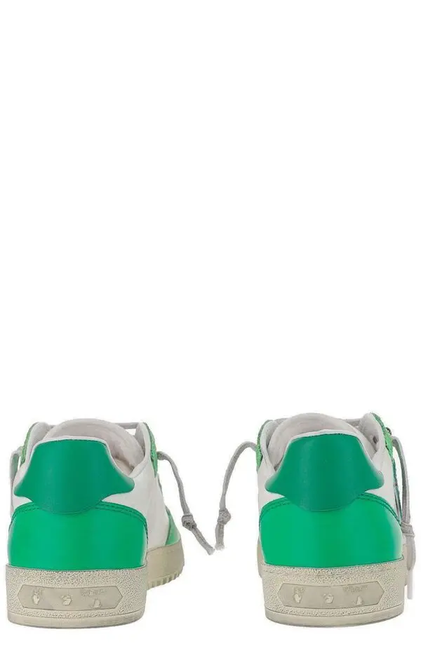 Off-White Vulcanized Low Top Sneakers - Green
