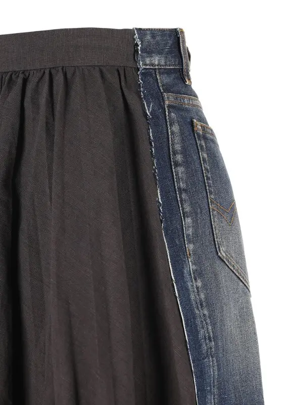Balenciaga Hybrid Midi Skirt