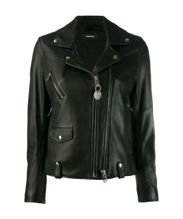DIESEL® Zip-detail Biker Jacket