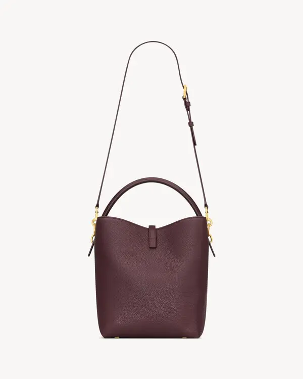 Saint Laurent Le 37 Supple Bucket Bag - Cabernet Red
