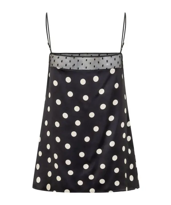 Stella McCartney Layered Polka Dot Print Top