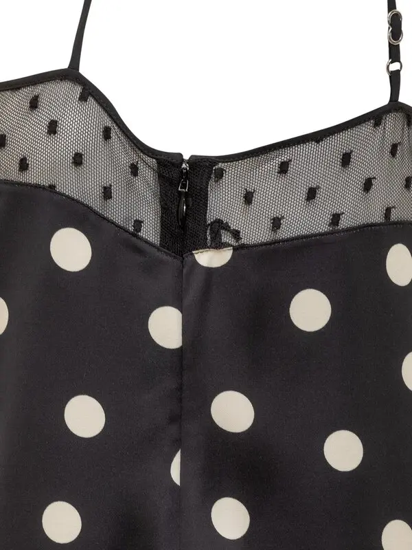 Stella McCartney Layered Polka Dot Print Top