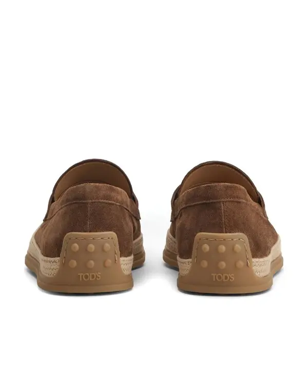 TOD'S Classic Moccasin Loafers - Brown