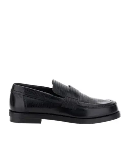 Alexander McQueen Embossed Slip-on Loafers