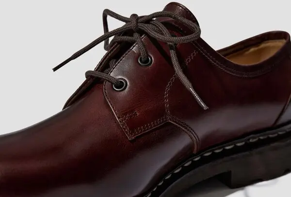 Paraboot Round Toe Lace-up Business Dress Shoes