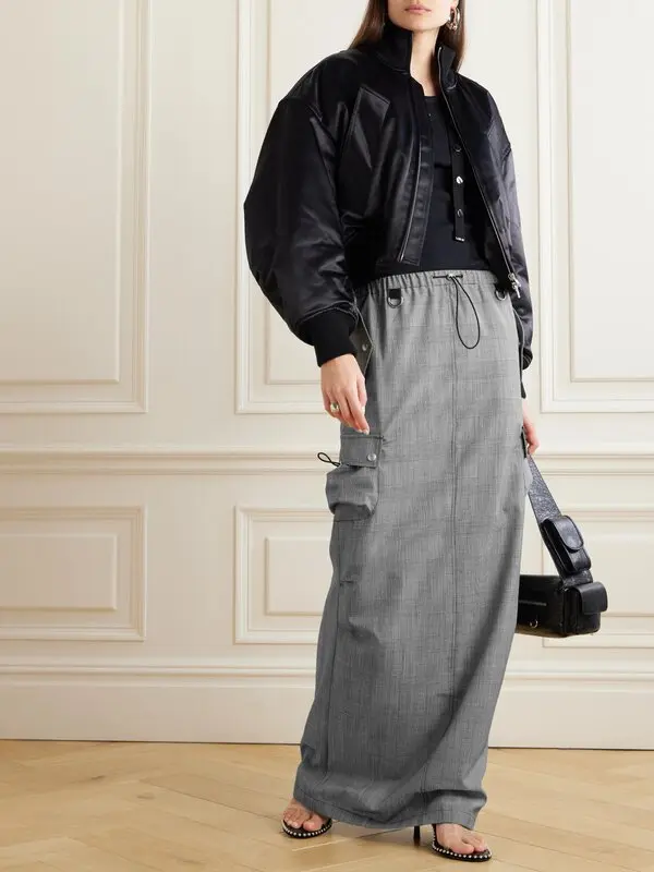Coperni Plaid Maxi Skirt