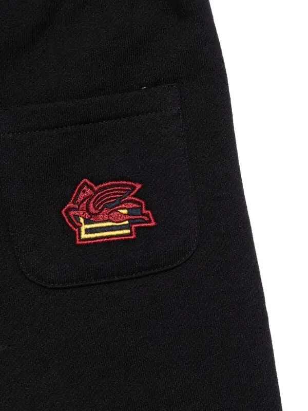 Etro Pegaso Motif Track Pants - Black