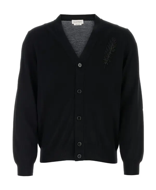 Alexander McQueen Logo Button-up Cardigan