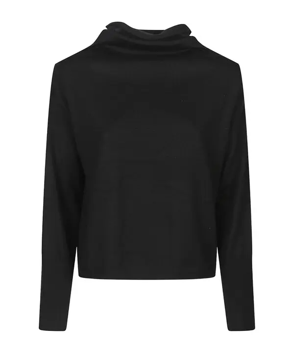 ARAGONA Long Sleeve Mock Neck Sweater