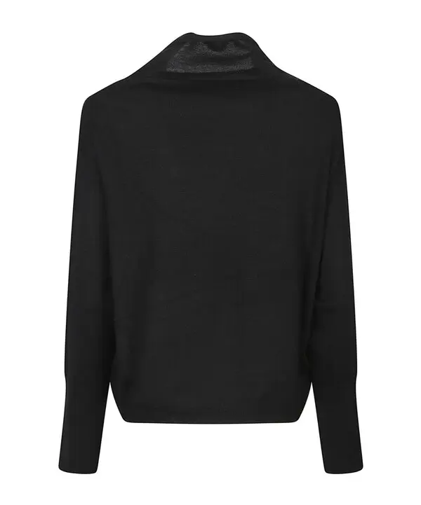 ARAGONA Long Sleeve Mock Neck Sweater