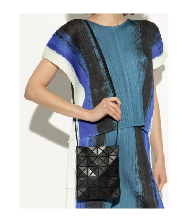 Issey Miyake Matte Geometric Shoulder Bag