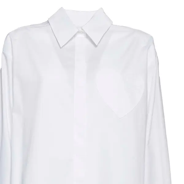 Moschino Heart-patch Long-sleeved Shirt